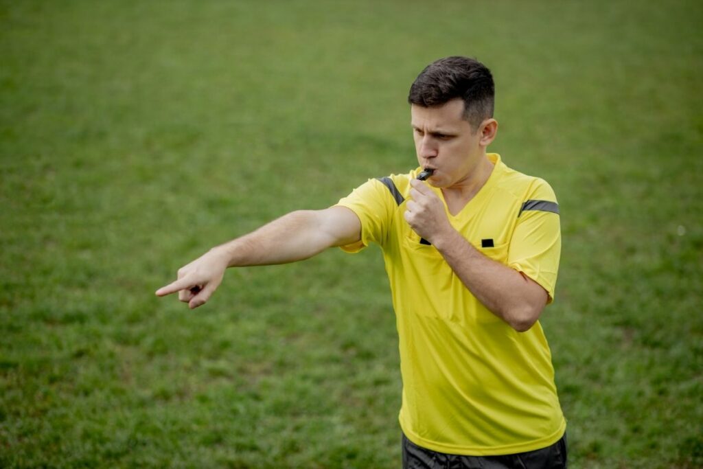 How To Understand Soccer Referee Signals - The Whistle Line